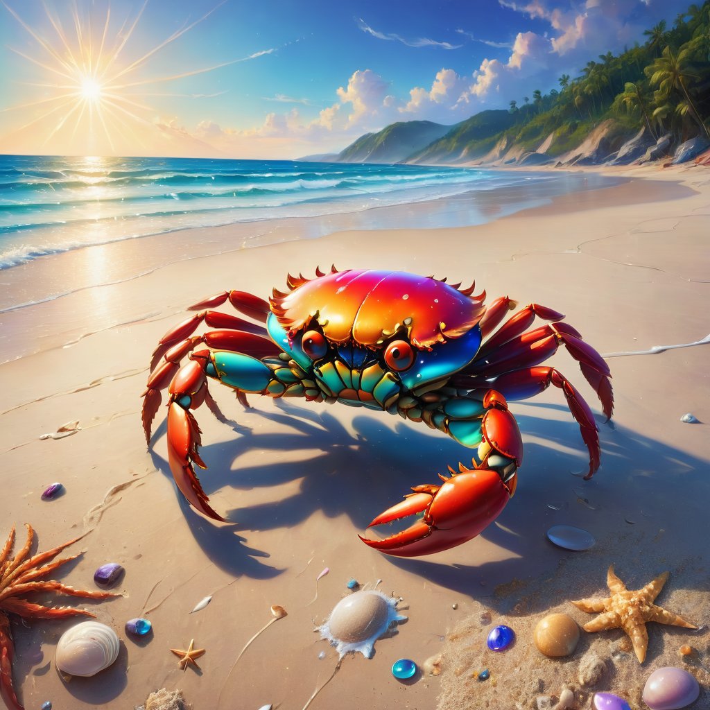 Solve Oh crab jigsaw puzzle online with 289 pieces