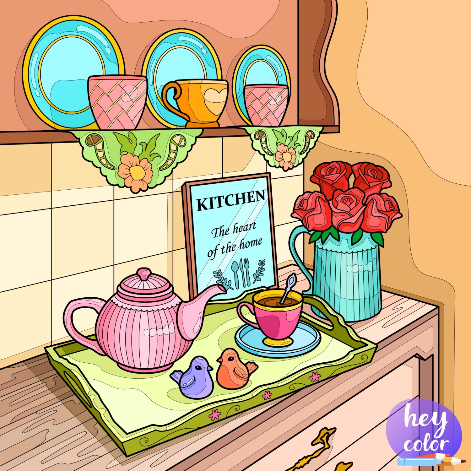 Solve Kitchen jigsaw puzzle online with 256 pieces