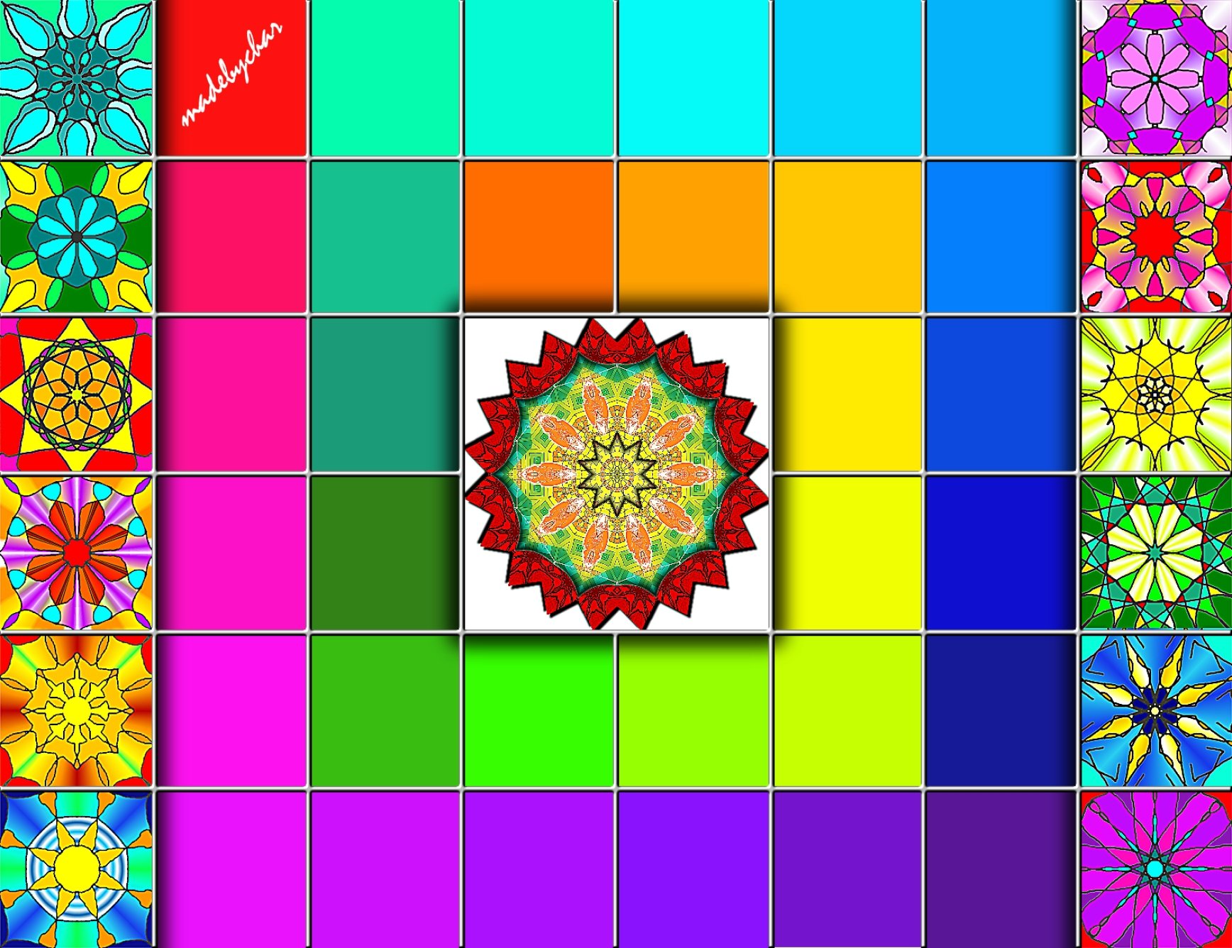 Solve A Rainbow of Colors... jigsaw puzzle online with 192 pieces