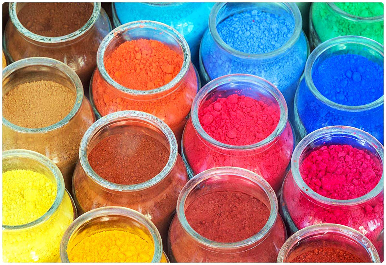 Solve The Colours of Art Powder Pigments in Glass Jars jigsaw puzzle ...