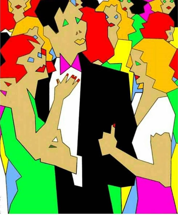 Solve Dougie Fields Artwork jigsaw puzzle online with 42 pieces