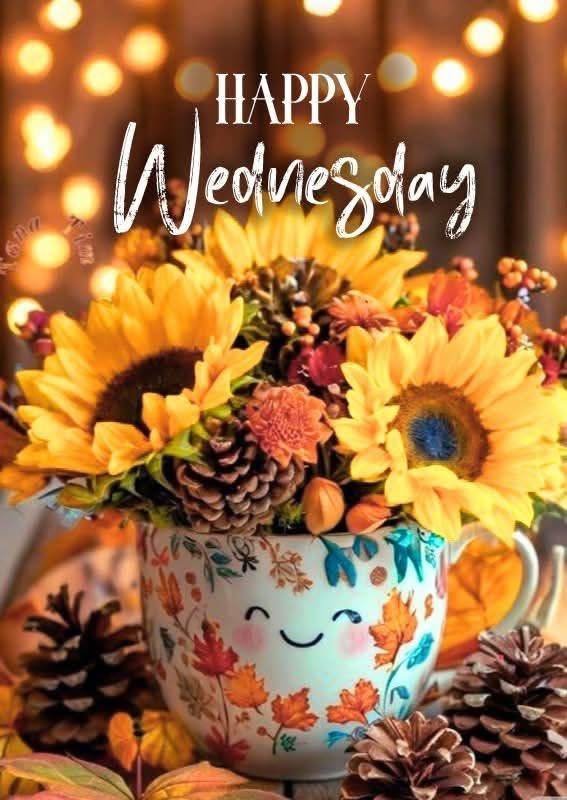 Solve Good Morning - Happy Wednesday! jigsaw puzzle online with 70 pieces