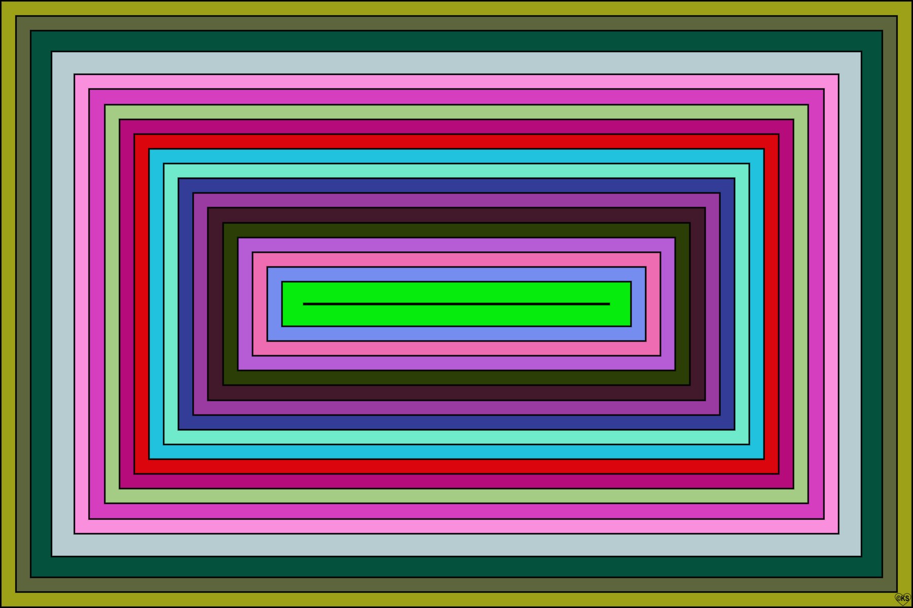 Solve Concentric Rectangles!! ~ H jigsaw puzzle online with 600 pieces