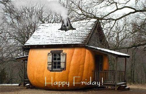 Solve Happy Friday Pumpkin jigsaw puzzle online with 40 pieces