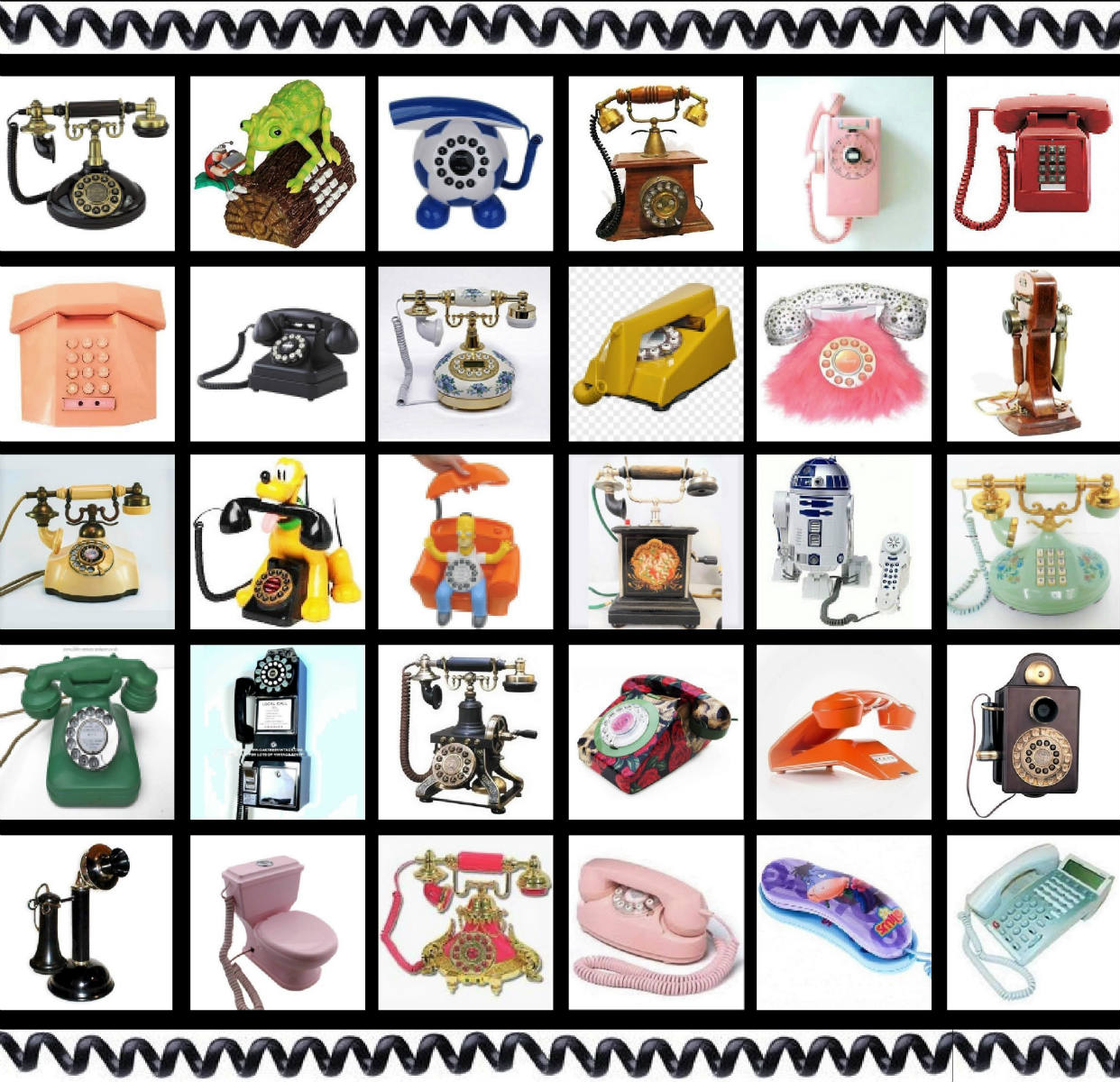 Solve LANDLINES OF YESTERYEAR (It's National Telephone Day)) jigsaw ...