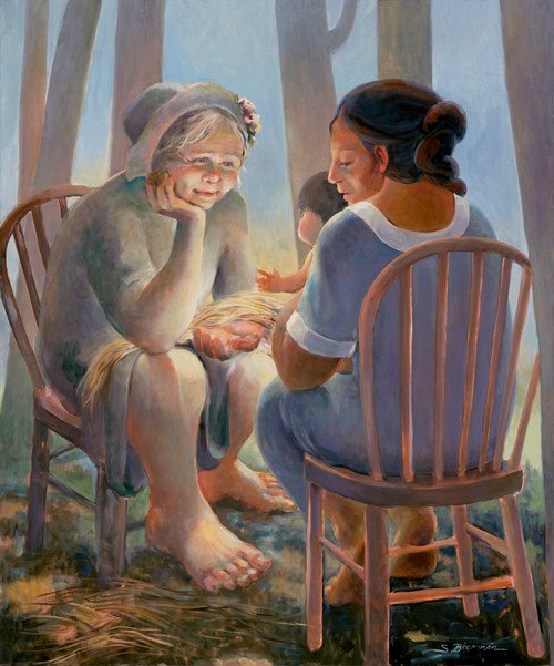 Solve Sandra Bierman Artwork - 'The Visitor' jigsaw puzzle online with ...