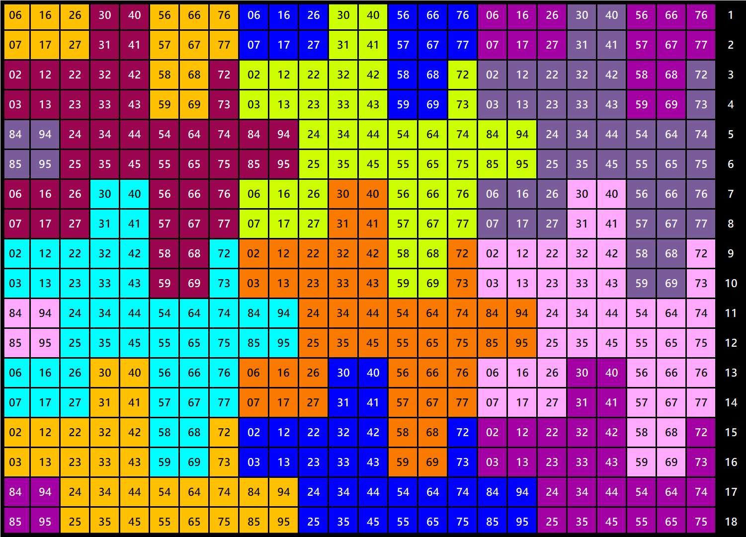 Solve Number 1158 tessellation 450 jigsaw puzzle online with 450 pieces