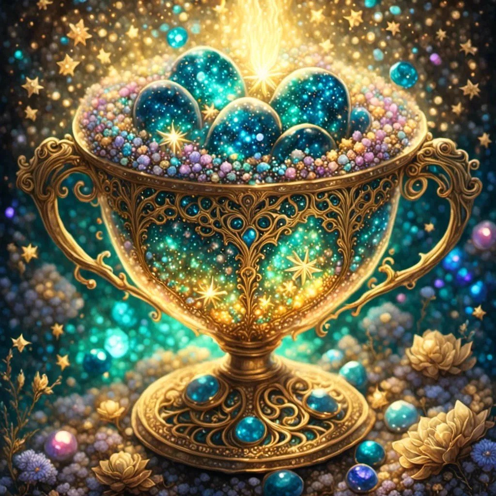 Solve Easter Gems in the Making jigsaw puzzle online with 25 pieces