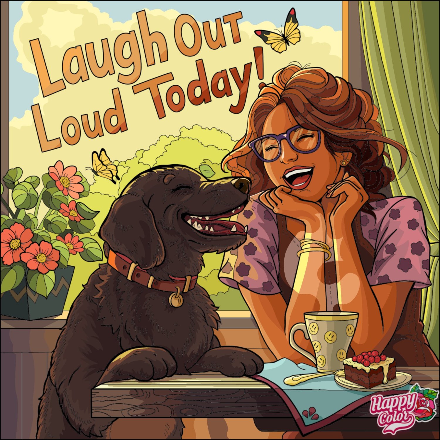 Solve Laugh Out Loud jigsaw puzzle online with 225 pieces