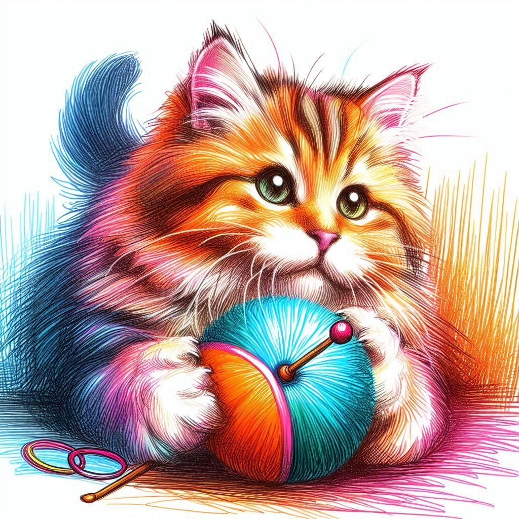 Solve Kitty (resizable 9 to 306 pieces) jigsaw puzzle online with 121 ...