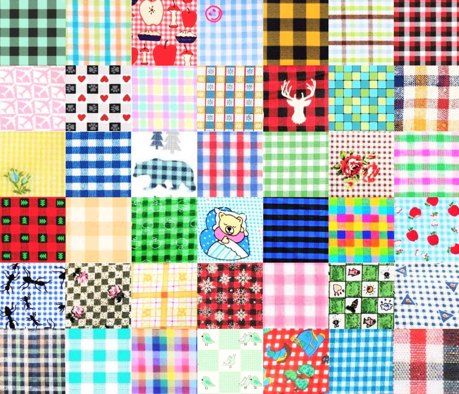 Solve PATCHWORK CHECKS 7 jigsaw puzzle online with 255 pieces