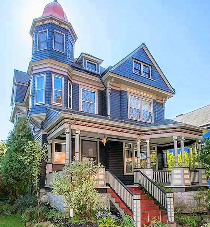 Solve 1900 Queen Anne Victorian home in Buffalo New York jigsaw puzzle ...
