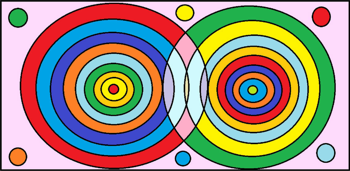 Solve Multi Circles jigsaw puzzle online with 21 pieces