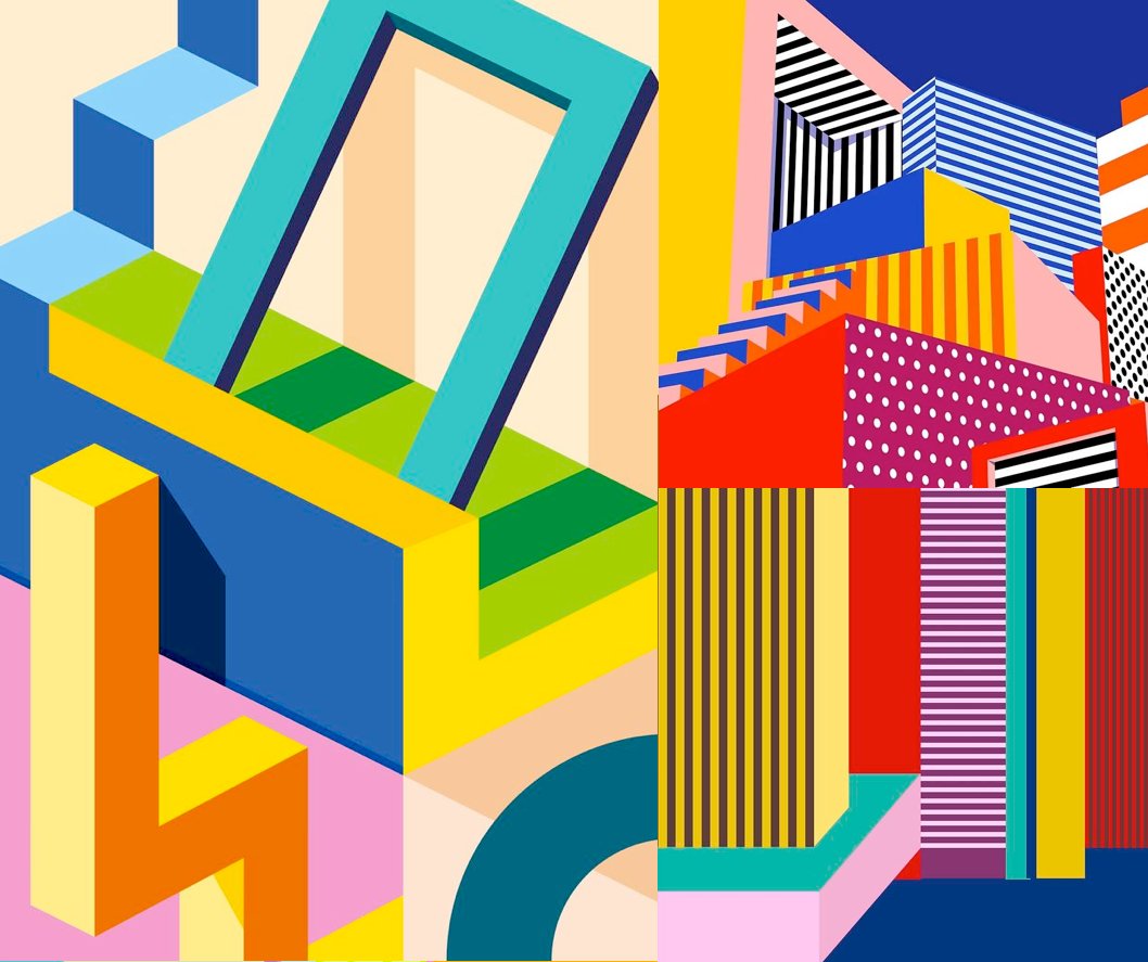 Jigsaw Puzzle | 120 pieces | Shapes mashup | Jigidi