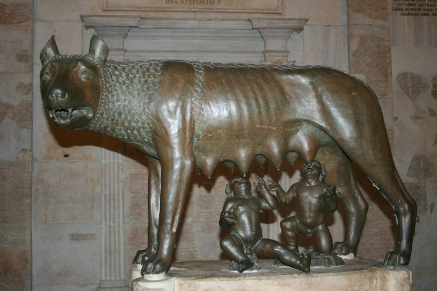 Solve Capitoline Wolf from the 5th century BC - the symbol of Rome. The ...