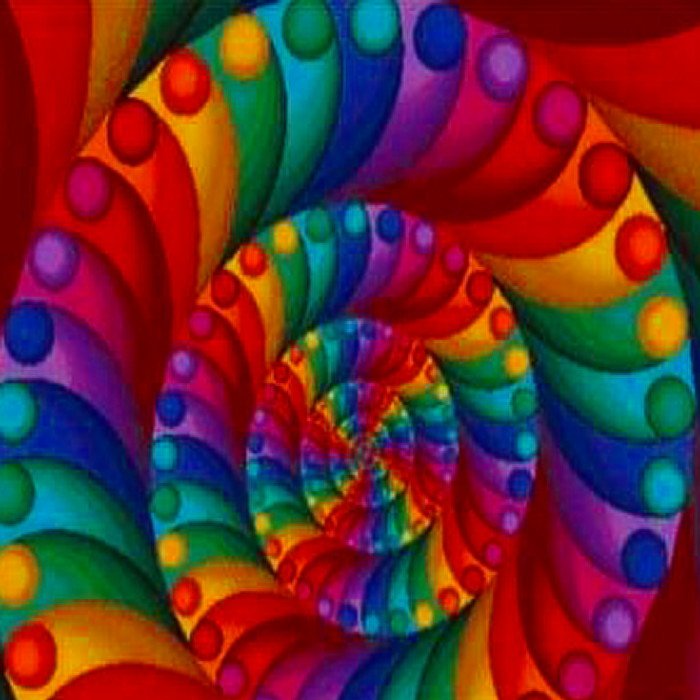 Solve Spiral of color jigsaw puzzle online with 81 pieces