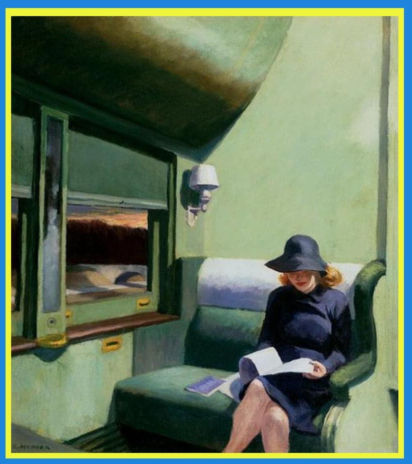 Solve Compartment C Car, 1938 - Edward Hopper jigsaw puzzle online with ...