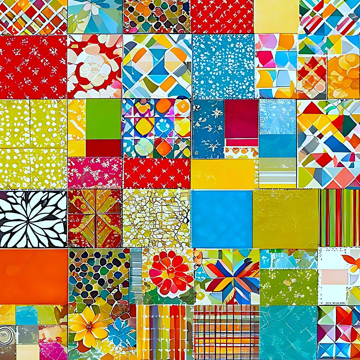 Solve Patterns jigsaw puzzle online with 100 pieces