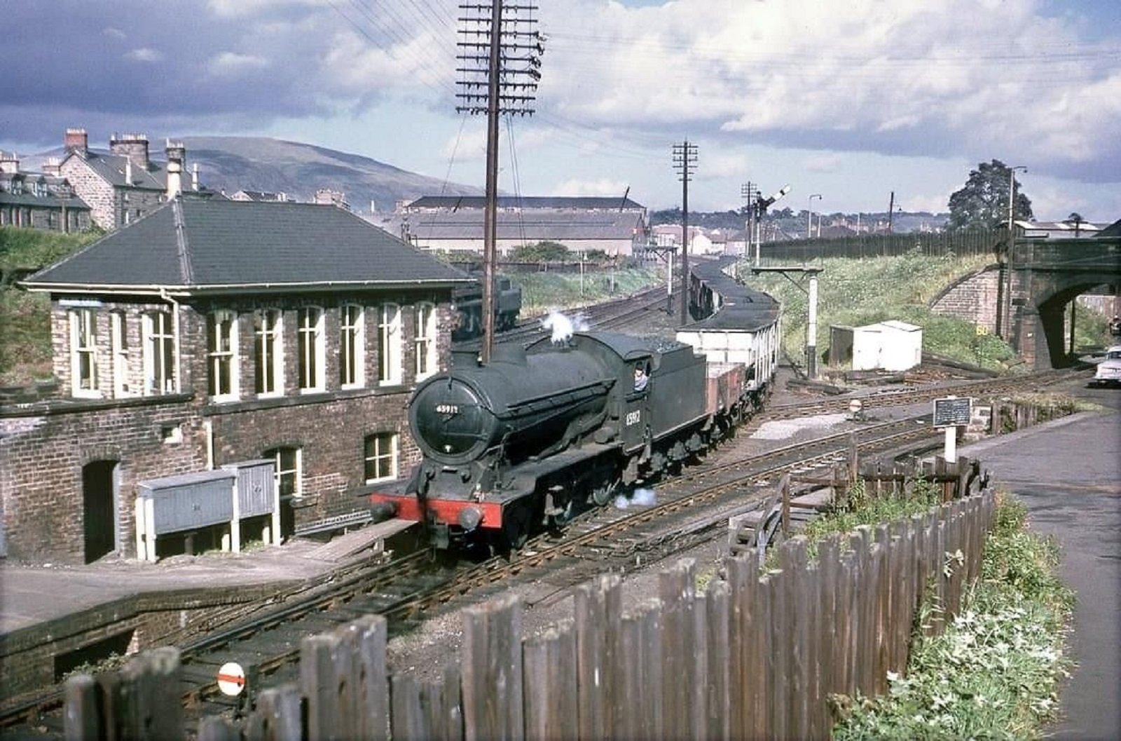 Solve LNER Class J38 65912 at Alloa, 1966. jigsaw puzzle online with ...