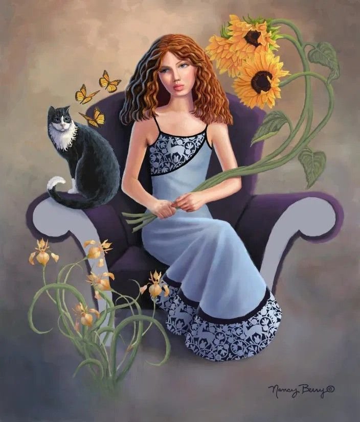 Solve Nancy Berry jigsaw puzzle online with 42 pieces