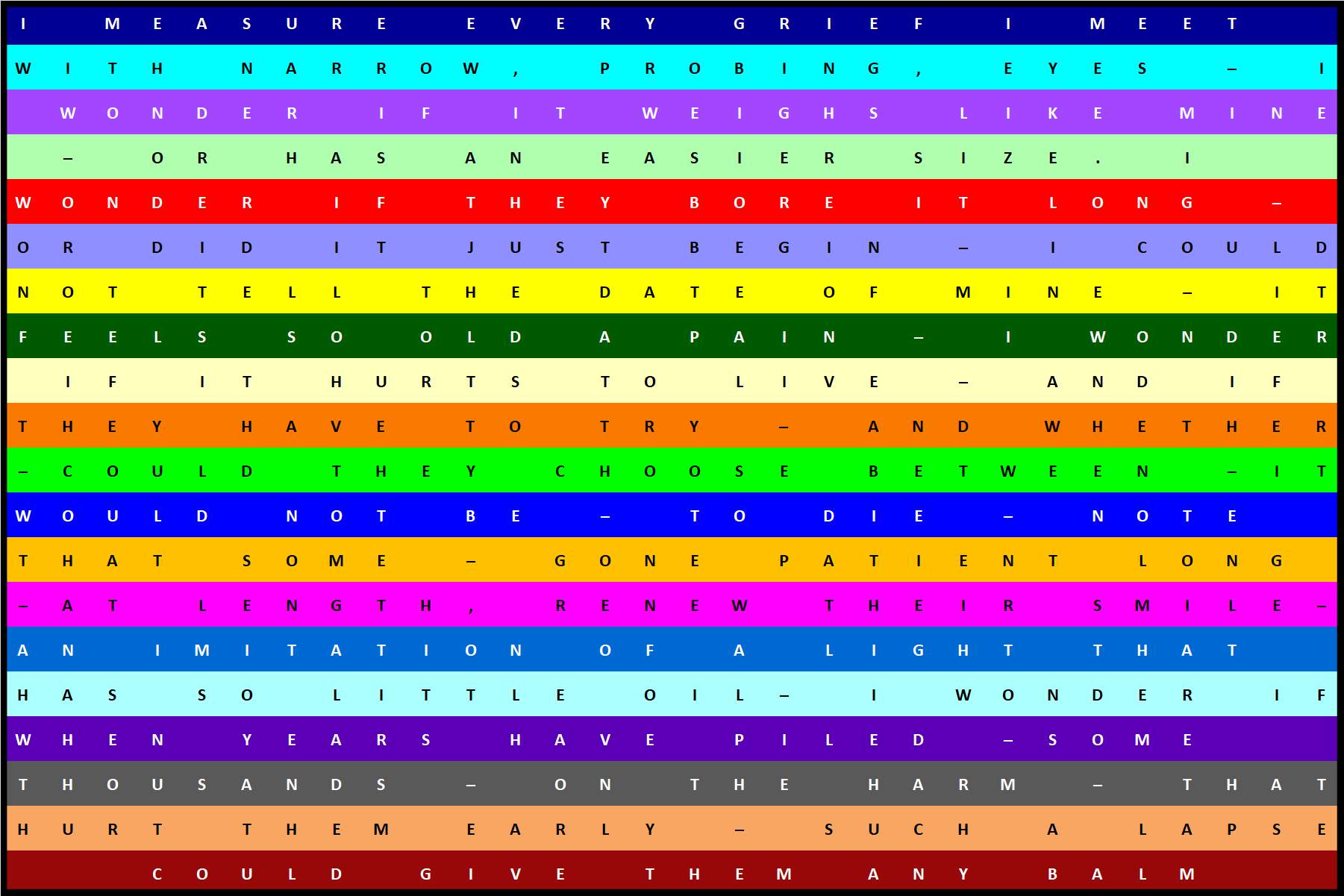 Solve Word 172 Poems by Emily Dickinson 600 jigsaw puzzle online with ...