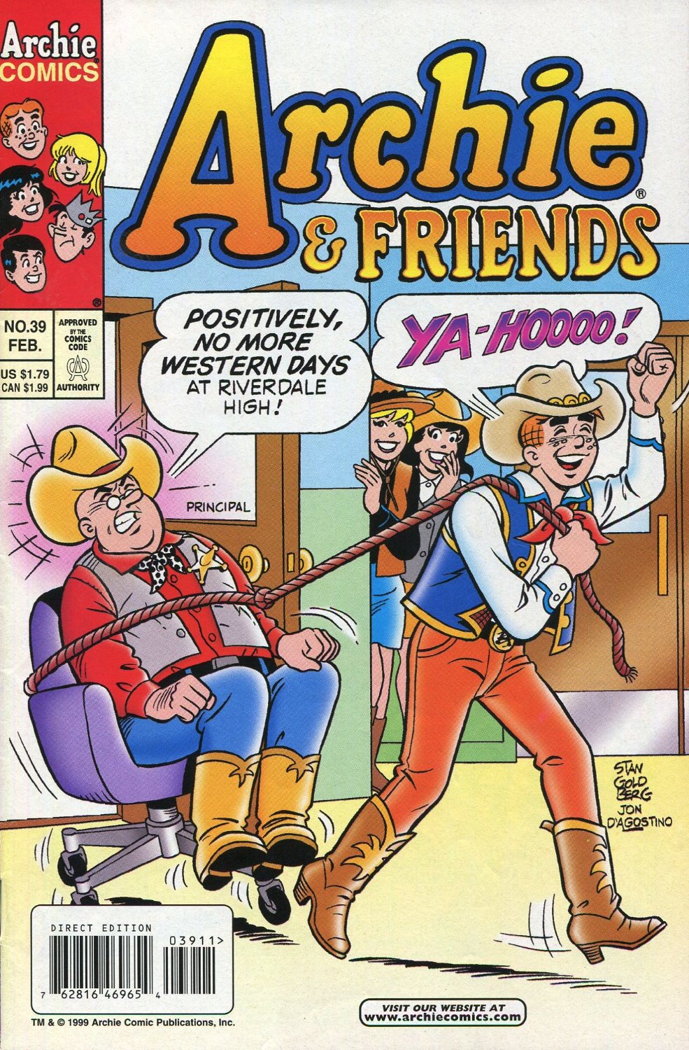 Solve Archie & Friends (Feb 2000) jigsaw puzzle online with 308 pieces