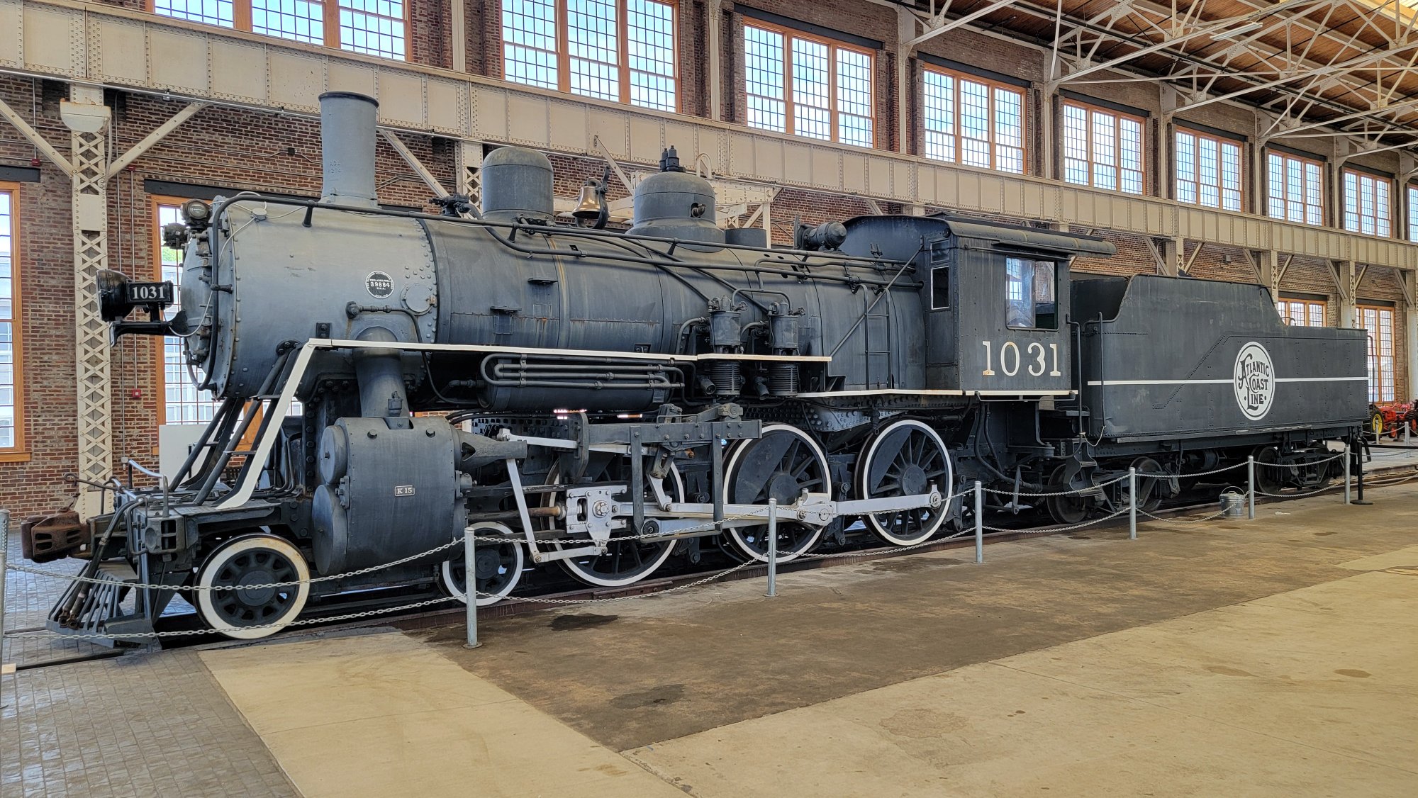 Solve Atlantic Coast Line Ten-Wheeler #1031 jigsaw puzzle online with ...