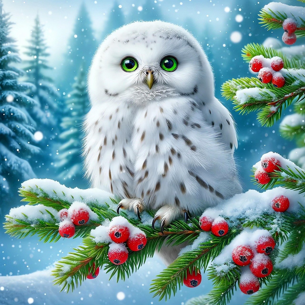 Solve Snowy Owl. resizable 9 to 483 pieces jigsaw puzzle online with 64 ...
