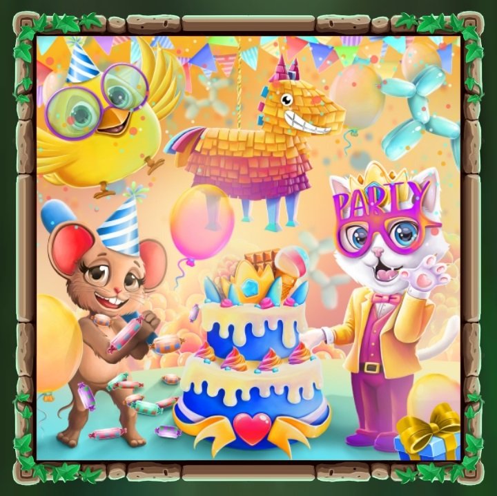Solve Happy Birthday jigsaw puzzle online with 49 pieces