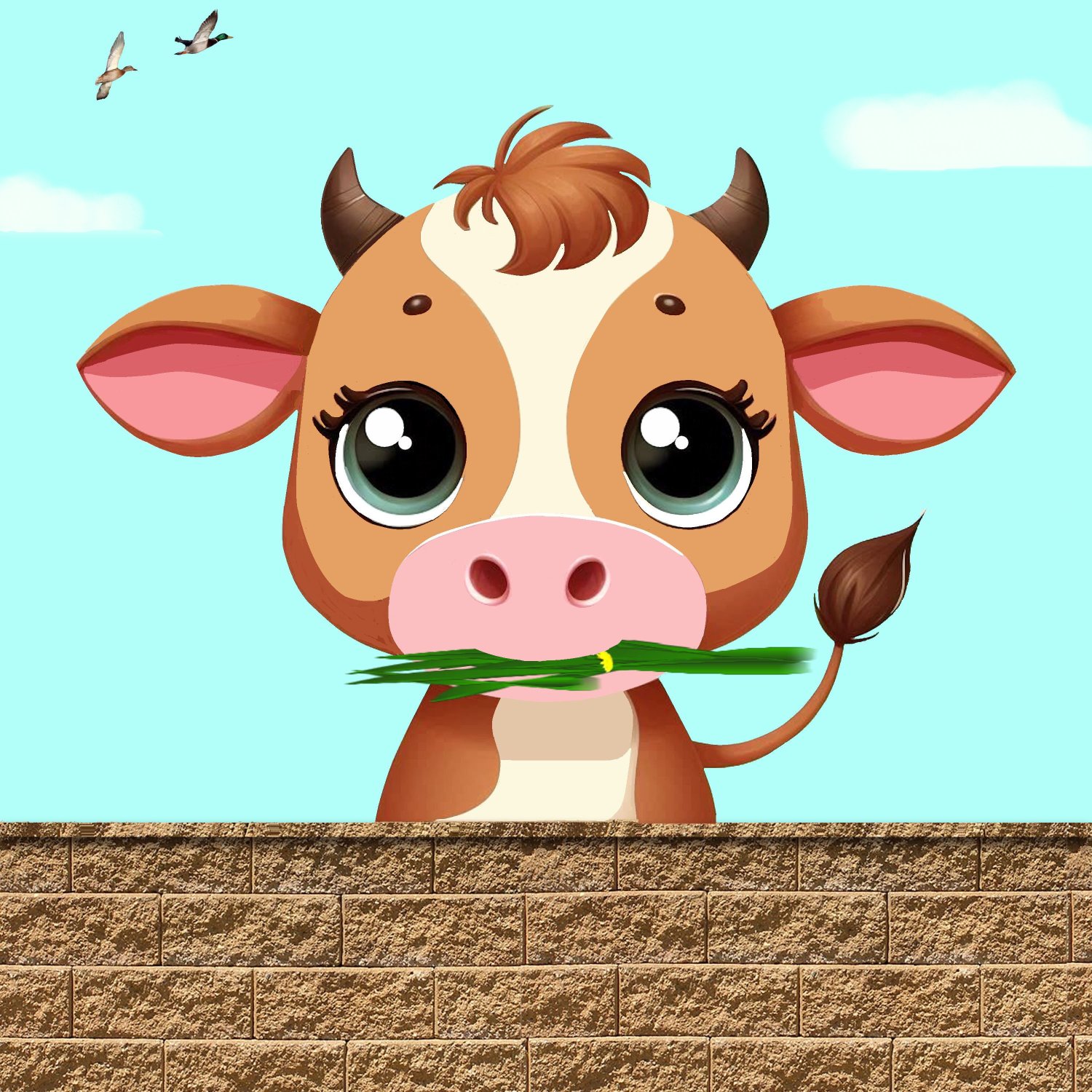 Solve FIELD COW jigsaw puzzle online with 600 pieces