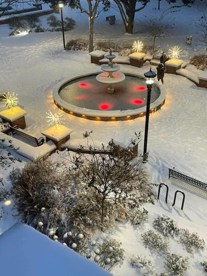 Solve Snow-covered Heritage Park in Foley, Alabama. jigsaw puzzle ...