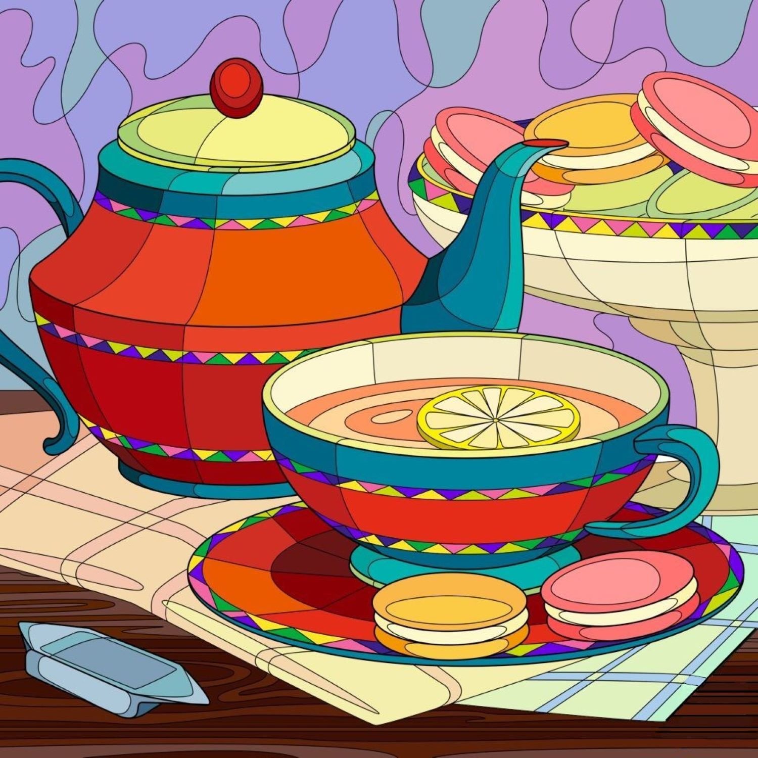 Jigsaw Puzzle | 306 pieces | Bold & Bright Colors Series | Jigidi