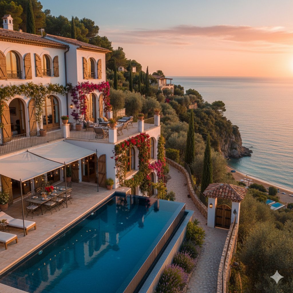 Jigsaw Puzzle | 121 pieces | [0303-4] Villa by the Sea (Rendering) | Jigidi