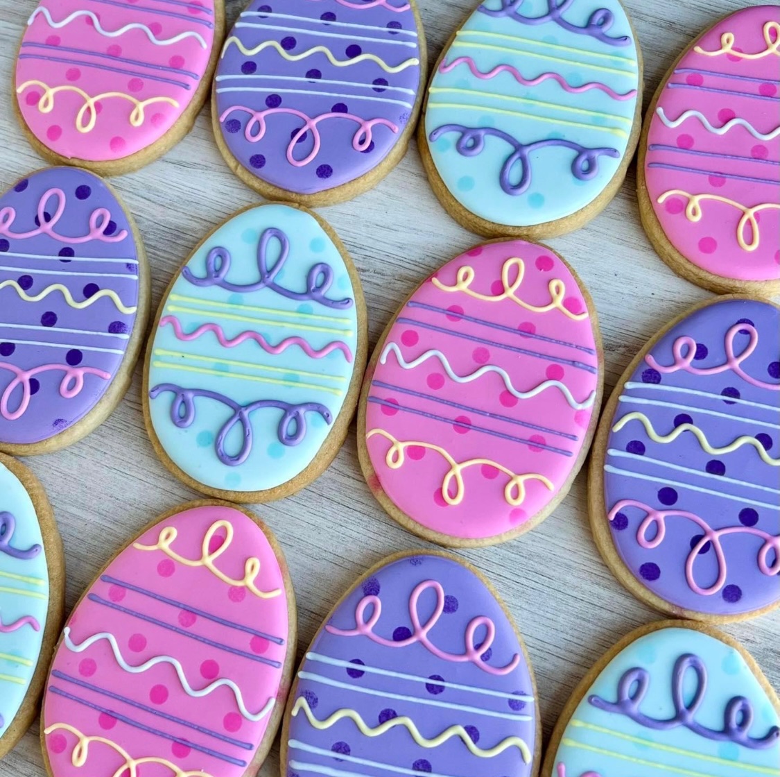 Solve Easter egg cookies jigsaw puzzle online with 342 pieces