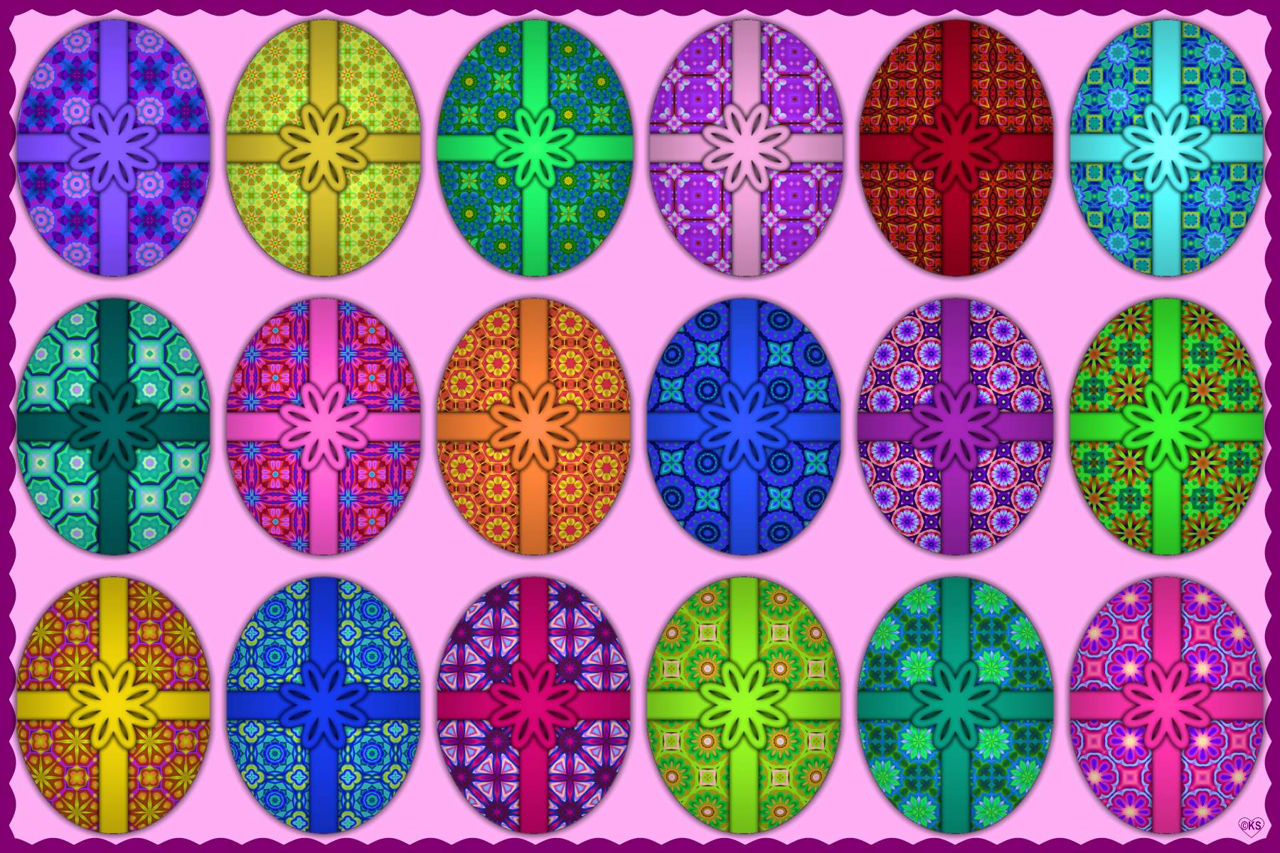 Solve Happy Easter!! ~ XL jigsaw puzzle online with 345 pieces