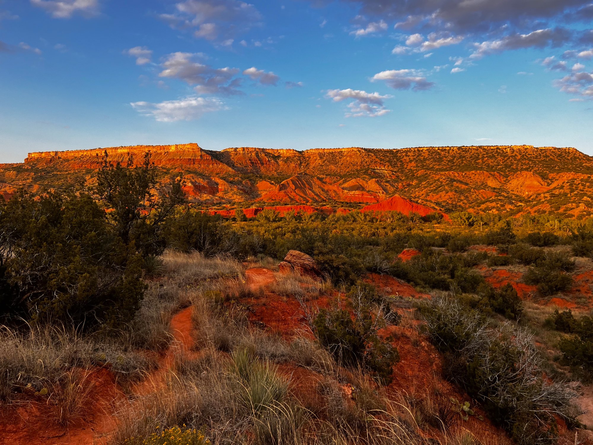 Solve Palo Duro Canyon State Park jigsaw puzzle online with 165 pieces