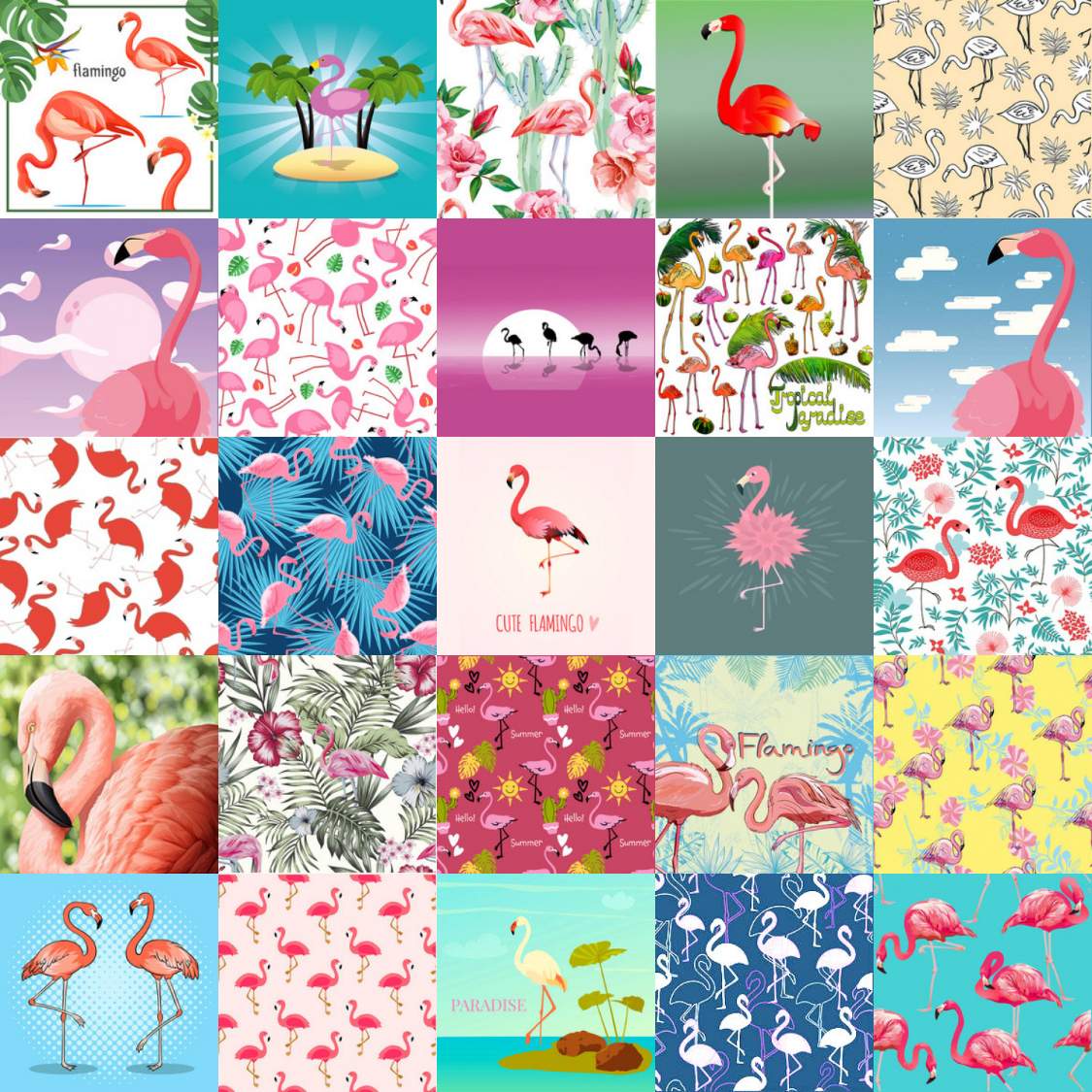 Solve Flamingos 2 jigsaw puzzle online with 81 pieces