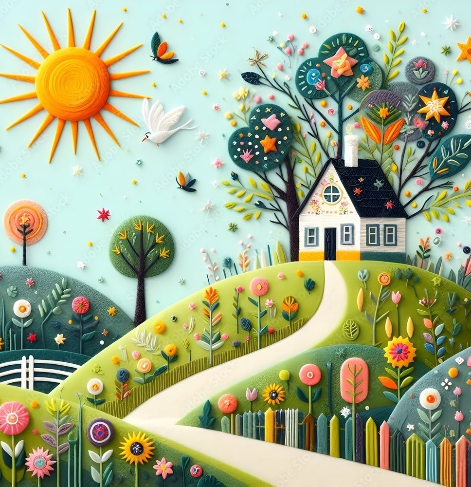 Solve Tepedeki Ev jigsaw puzzle online with 100 pieces