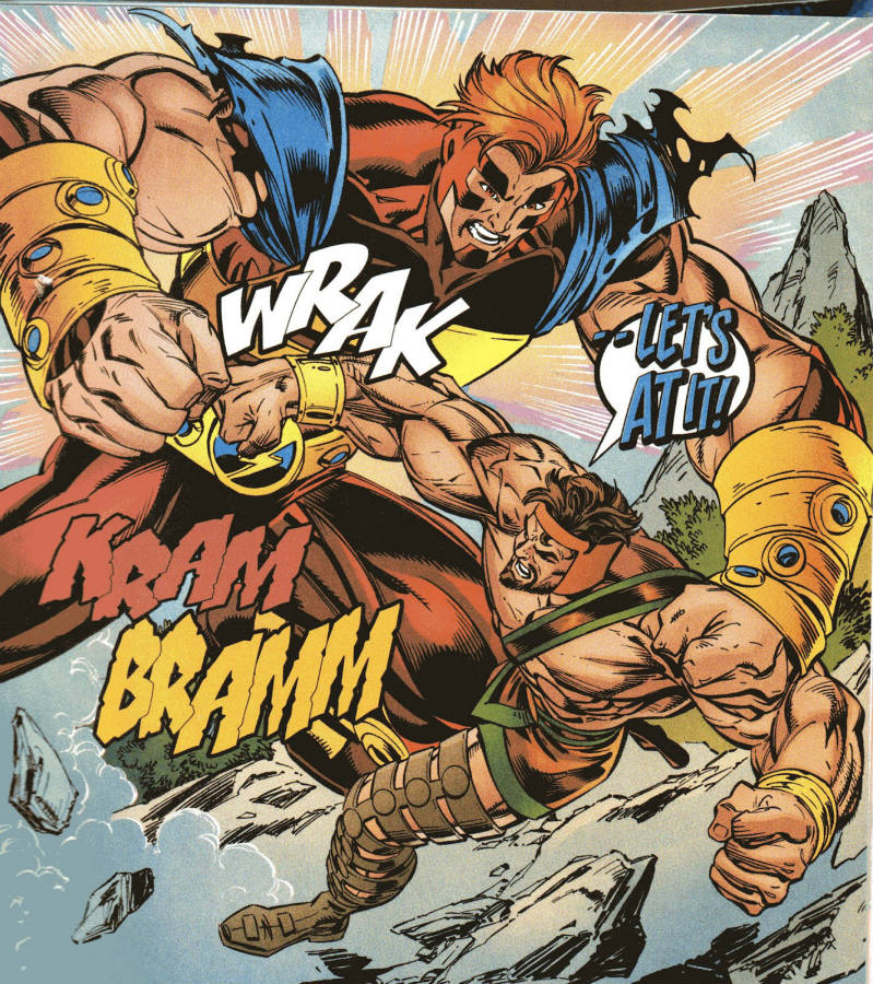 Solve Atlas Vs Hercules jigsaw puzzle online with 72 pieces