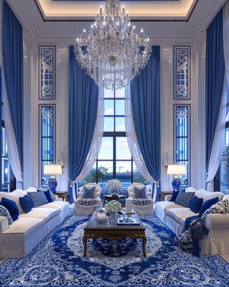 Solve Shades of Blue jigsaw puzzle online with 48 pieces