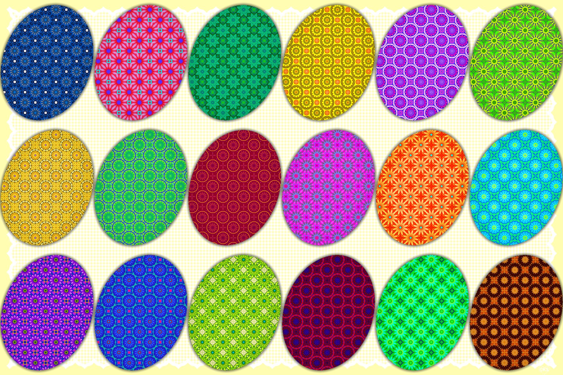 Solve Pattern Googs!! ~ H jigsaw puzzle online with 600 pieces