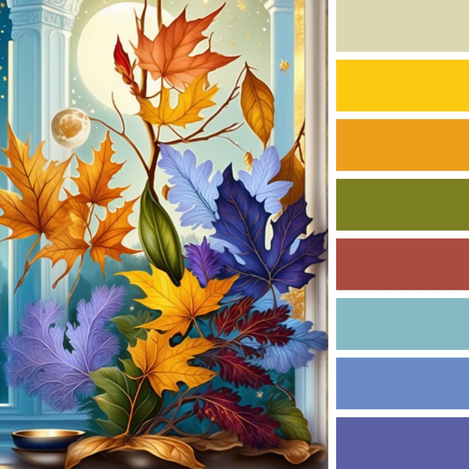 Solve Autumn Leaves (X-Large) jigsaw puzzle online with 306 pieces