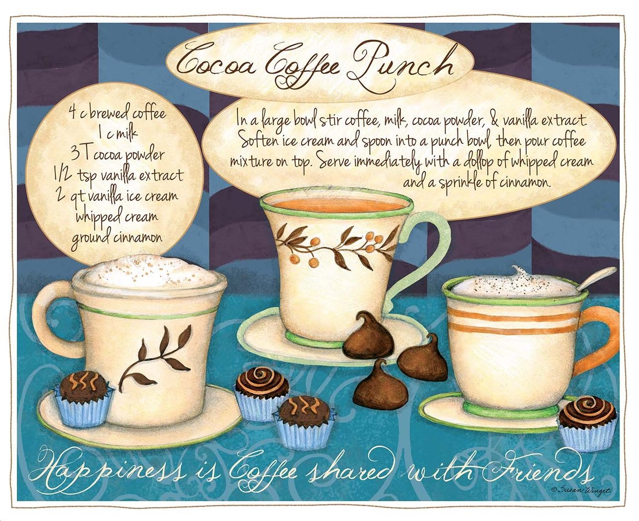 Solve Cocoa Coffee Punch jigsaw puzzle online with 252 pieces