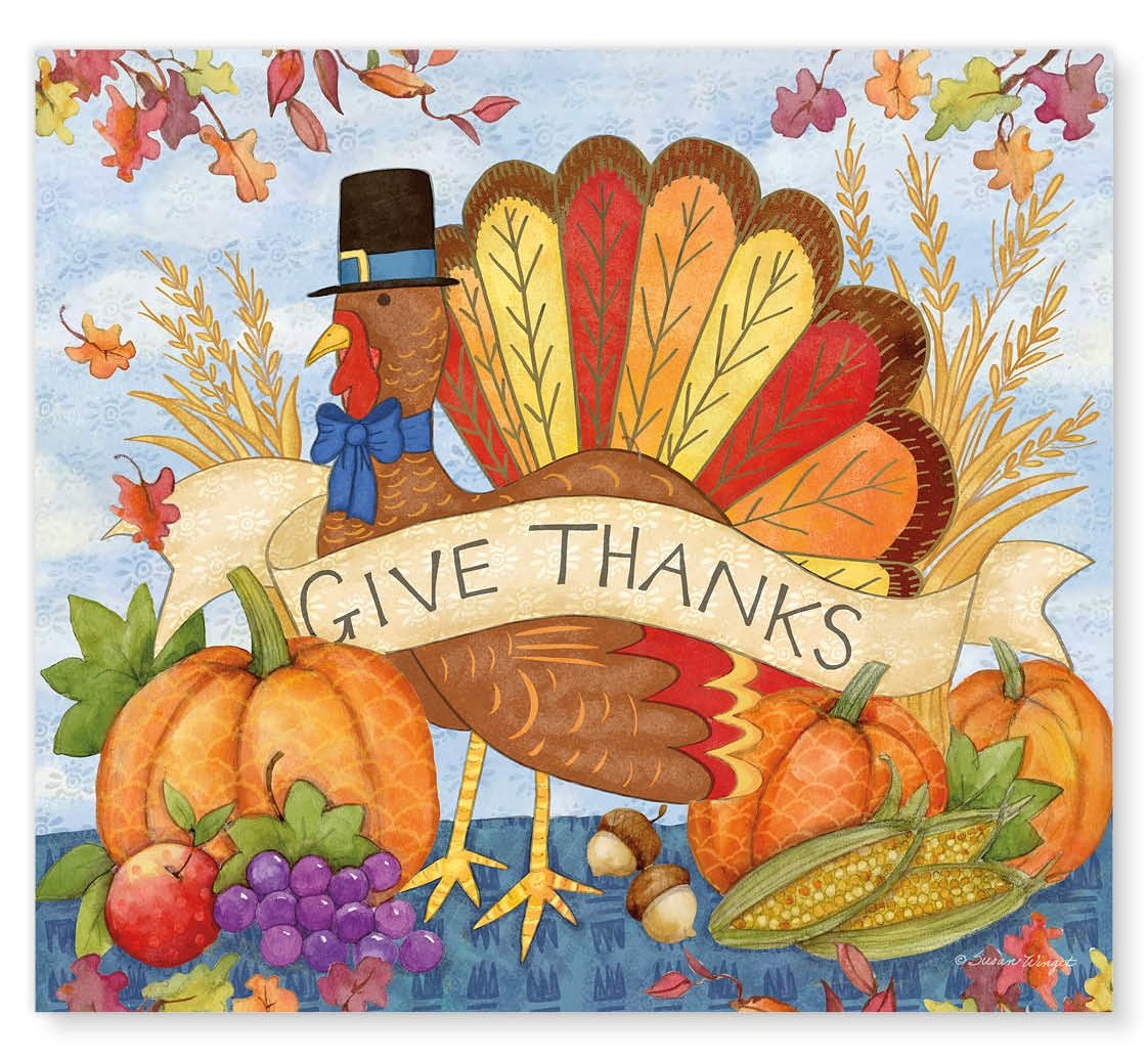 Solve GIVE THANKS jigsaw puzzle online with 255 pieces