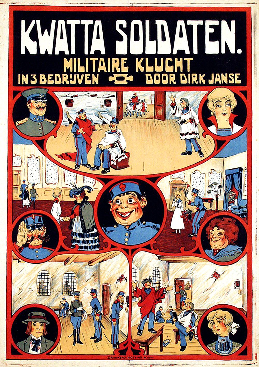 Solve Kwatta Soldaten, by Charles Verschuuren (Dutch, 1891-1955) jigsaw ...