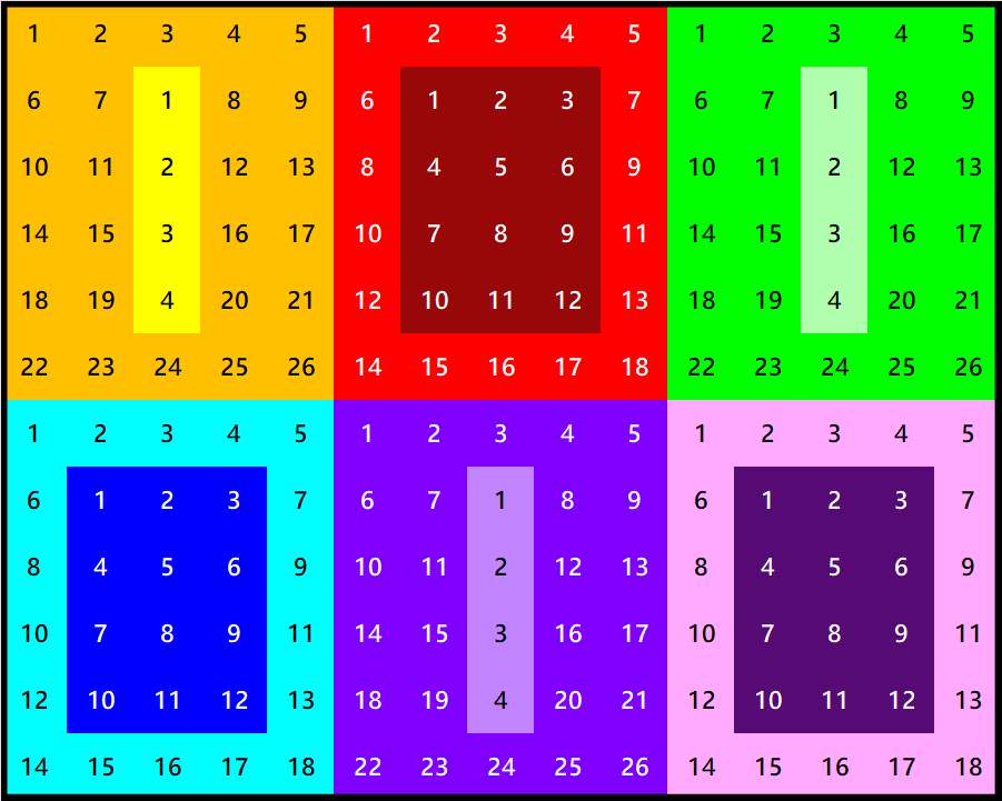 Solve Number 1253 boxed 180 jigsaw puzzle online with 180 pieces