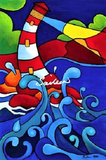 Solve Ocean - Saileen Drumm Art jigsaw puzzle online with 40 pieces
