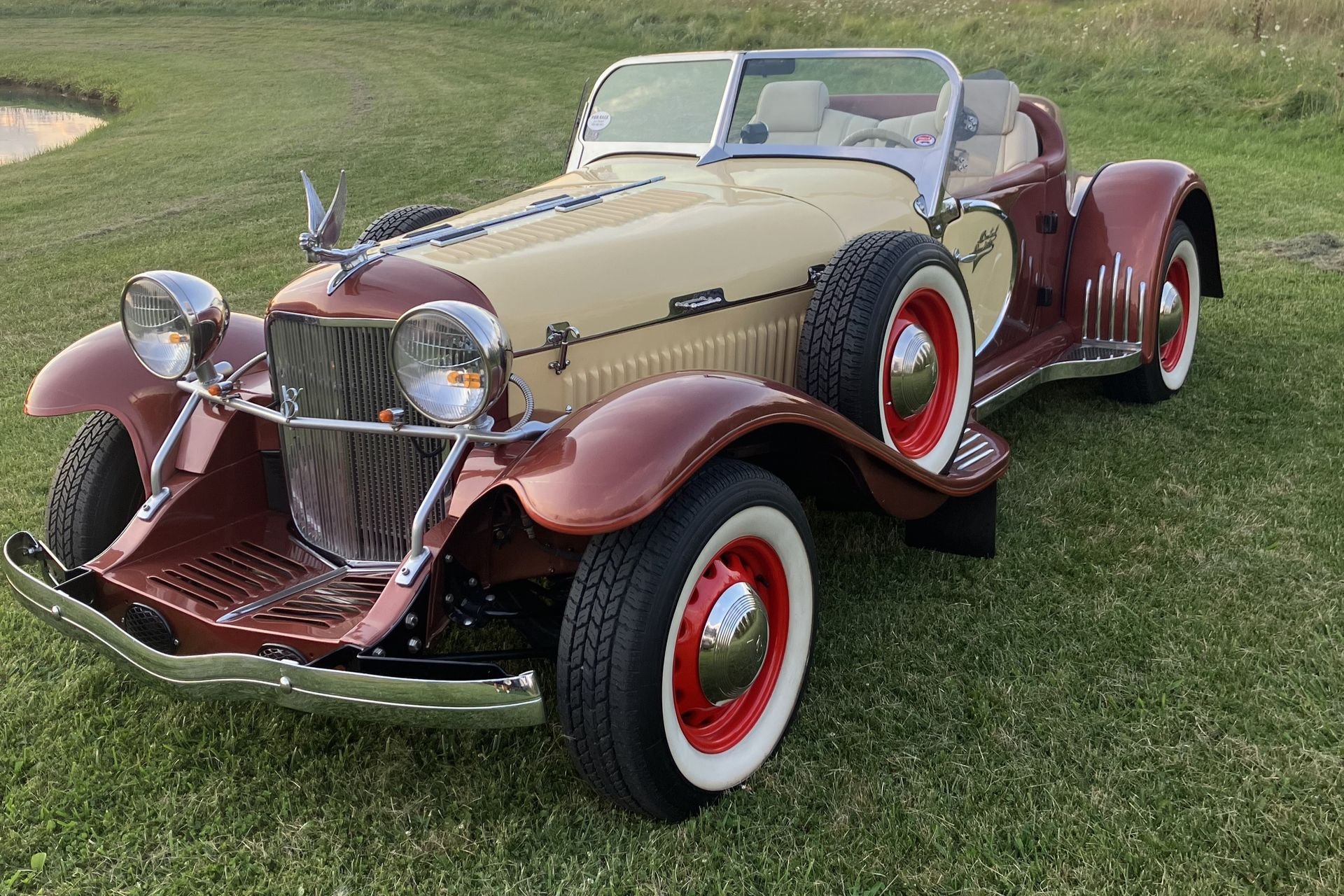 Solve 1932 Auburn Boattail Speedster Replica Lincoln 460 engine sold ...