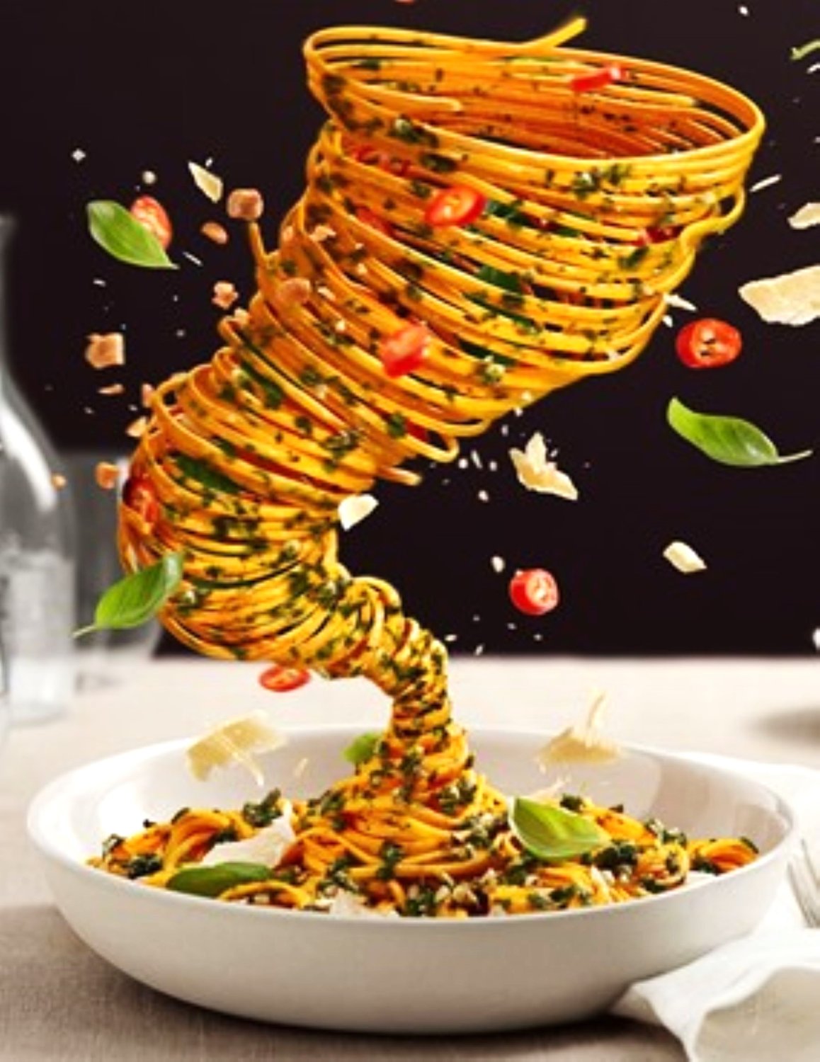 Puzzle | 130 pièces | CGI Pasta Tornado | Jigidi