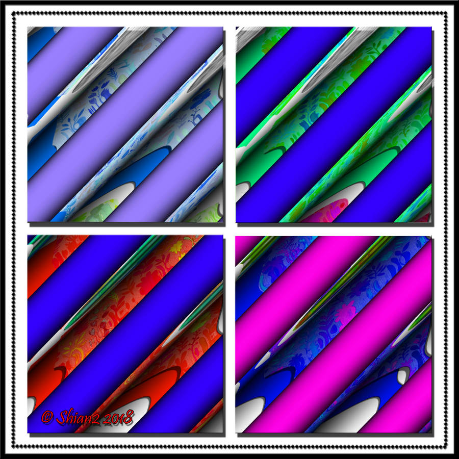 Solve Slanted Tiles jigsaw puzzle online with 64 pieces